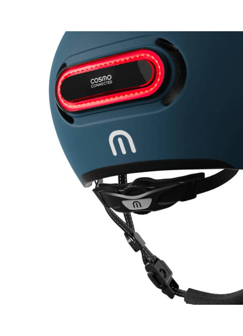 Bike helmet with visor and indicators - Cosmo