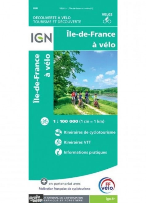 IGN map - Randonnées à vélo | JE SUIS À VÉLO