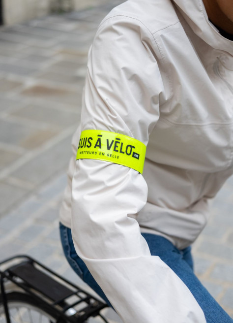 Reflective snap band | JE SUIS À VÉLO